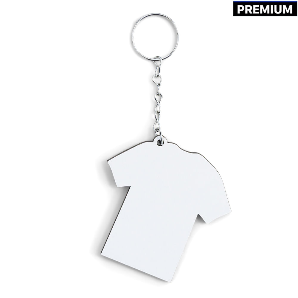 Chaveiro de MDF Premium Dupla Face - Camisetinha - SOCD