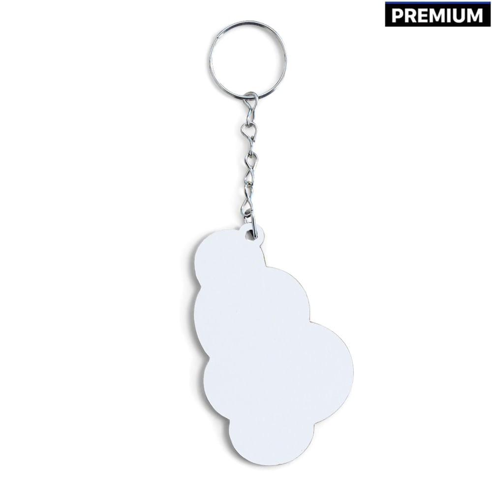 Chaveiro de MDF Premium Dupla Face - Nuvenzinha - SOCD