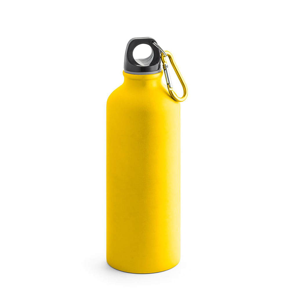 Squeeze de Alumínio Matte Amarelo com Mosquetão para Sublimação - 500ml ...