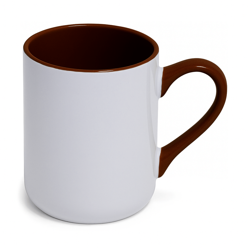 Caneca Imperial Cerâmica Branca para Sublimação com Alça e Interior ...
