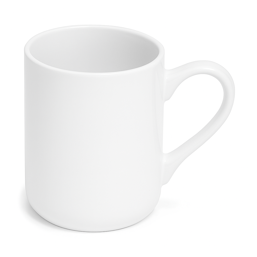 Caneca Imperial Cerâmica Branca para Sublimação - 325ml - SOCD