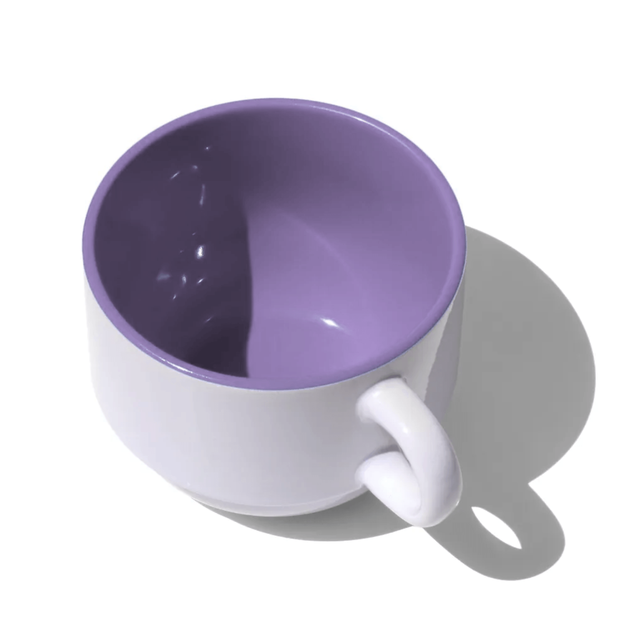 Xícara Reposição de Torre para Sublimação com Interior Colorido Lilás ...