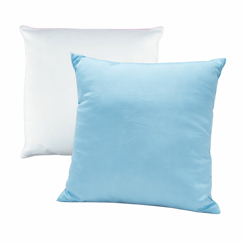 Almofada Sublimável 30x30cm Branca/Azul Claro – SOCD - SOCD